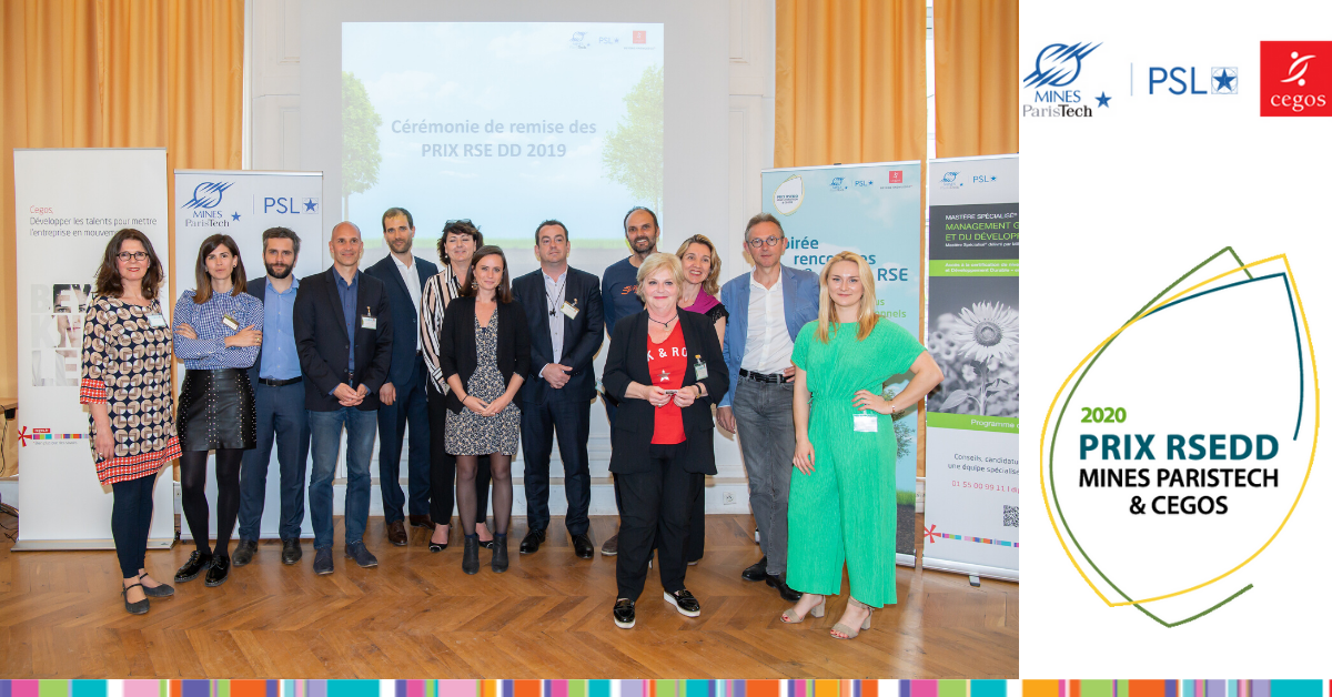 Les nominés aux Prix RSE DD 2021 Cegos - MINES ParisTech sont