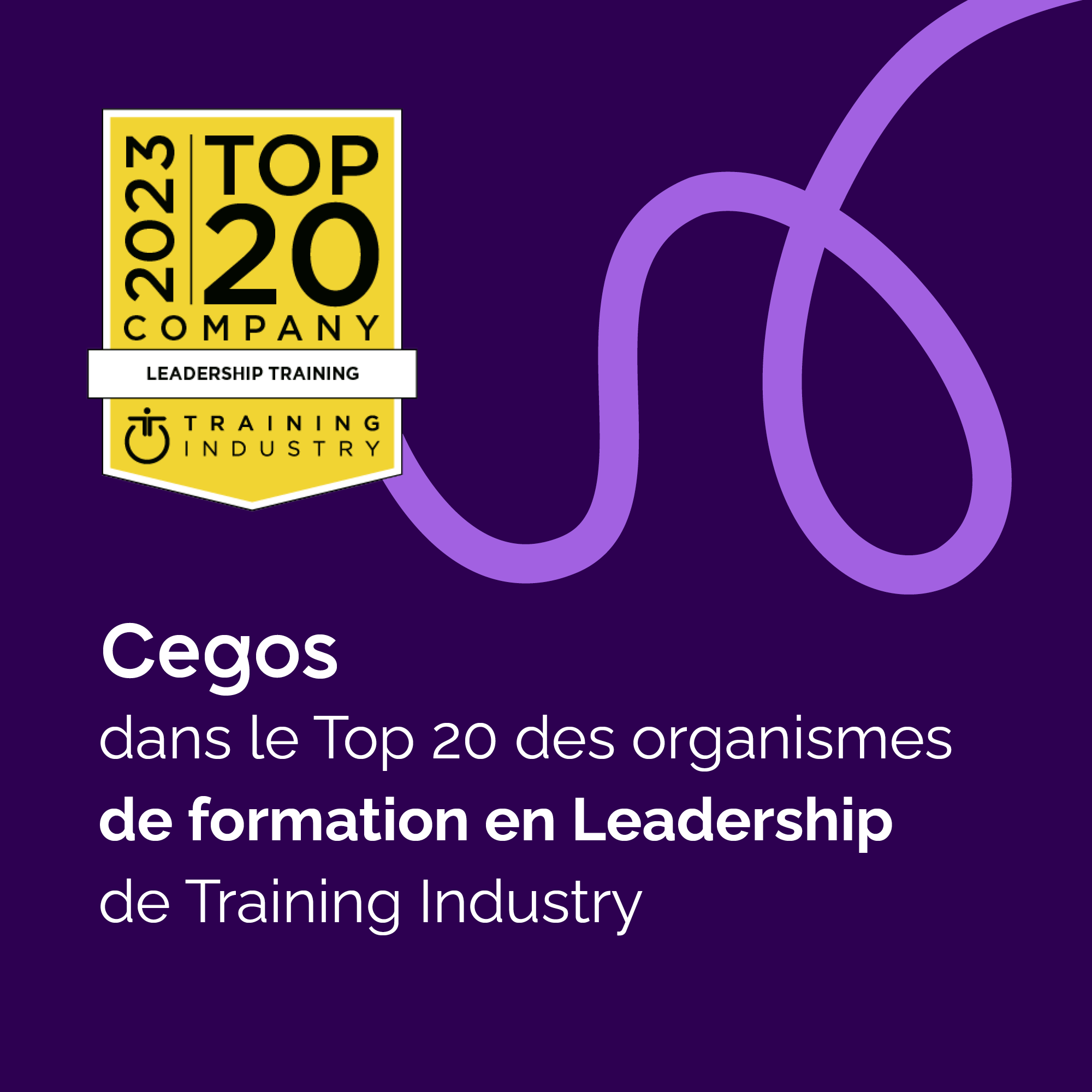 Cegos,dans le Top 20 des organismes de formation au leadership